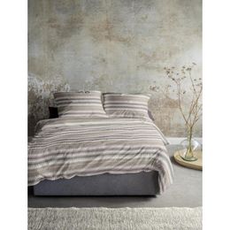 Irisette Bettw&auml;sche &raquo;Meran 8532&laquo; 2 Stk. flauschig bunt Feinbiber, Obermaterial: 100% Baumwolle B/L: 140cm x 200cm, 1 Stk., 1 Stk., Feinbiber, B/L: 90cm x 70cm,