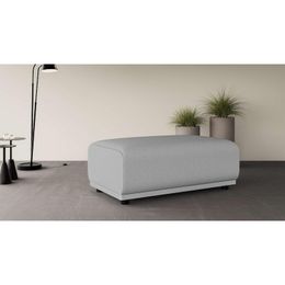 Home Affaire Polsterhocker &raquo;TAMMO&laquo; passend zur Serie, auch in Cord und Boucl&eacute; grau 100% Polyester B/H/T: 70cm x 45cm x 120cm, Struktur, gro&szlig;er Hocker