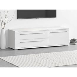 OTTO home TV-Board &raquo;Piano&laquo; (H/B/T): 46,2/150/45,2cm, UV lackiert, mit Soft-Close-Funktion wei&szlig; Holzwerkstoff B/H/T: 150cm x 46,2cm x 45,2cm, Breite 