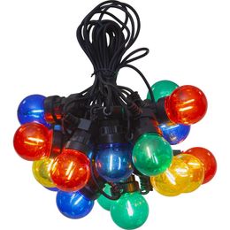 Parforce Traditional Hunting LED-Lichterkette &raquo;Circus Small Filament&laquo; 20 Stk.-flammig ca. 11,5x5 cm, ca. 8,55 m, L&auml;nge mit Trafo, outdoor, Vierfarb-Karton Dioden 20 Stk. Flammen 