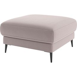 Home Affaire Polsterhocker &raquo;Downtown&laquo; passend zur Serie, auch in Cord rosa 88% Polyester, 12% Polyacryl B/H/T: 80cm x 44cm x 80cm, Cord