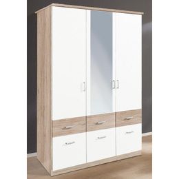 Rauch Kleiderschrank &raquo;Kleiderschrank Schrank Garderobe deckenhoher Schrank BREMEN&laquo; optional mit Spiegel, Breiten: 91/136/181 cm, H&ouml;he: 199 cm, in 