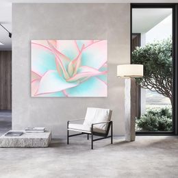 queence Acrylglasbild &raquo;Bl&uuml;te in Pastellt&ouml;nen&laquo; Abstrakt Abstrakte Blumen Blumenbilder Formen Gem&auml;lde Kunst 1 Stk. tlg. Kunstdruck in Galeriequalit&auml;t 