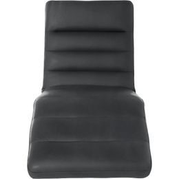W.Schillig Relaxliege &raquo;daily dreams&laquo; Funktionsliege wahlweise mit Motor, Gestell matt, Breite 75 cm schwarz Longlife Xtra-Leder Z59: Glattleder mit 