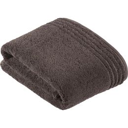 Vossen Saunatuch &raquo;Vienna Style Supersoft&laquo; mit Bord&uuml;re grau Walkfrottee, Baumwolle B/L: 100cmx150cm, 1 Stk., 1 Saunatuch (100x150cm), Walkfrottee