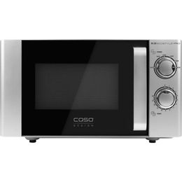 CASO GERMANY Mikrowelle &raquo;M20 Ecostyle Pro&laquo; Mikrowelle 800 W silber Einheitsgr&ouml;&szlig;e Mikrowelle