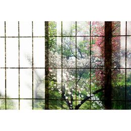 Livingwalls living walls Fototapete &raquo;Walls by Patel Orchard 2&laquo; glatt Vlies, Wand, Schr&auml;ge gr&uuml;n Vlies B/L: 4m x 2,7m