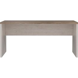FORTE Schreibtisch &raquo;Duro&laquo; Computertisch, in 140 oder 160 cm Breite, im Landhausstil wei&szlig; B/H/T: 160cm x 72,2cm x 80cm