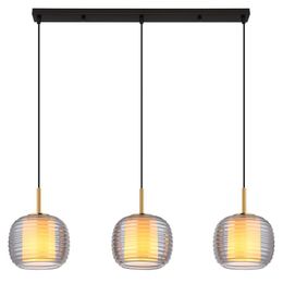 Globo LIGHTING H&auml;ngeleuchte &raquo;LAMPIGNA&laquo; E27 1 Stk. H&auml;ngelampe/Pendelleuchte/Esszimmer/Wohnzimmer/Esstisch gold 1 Stk.