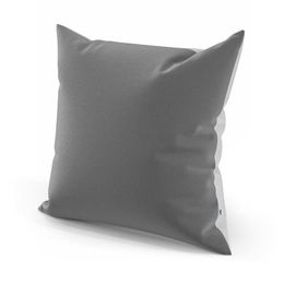 Kissenbezug &raquo;Mikrofaser Kissenbezug - Allergiker Kopfkissenbezug - unfassbar weich&laquo; Gr&ouml;&szlig;e 80x80, 40x80 und 70x90 cm; versteckter Rei&szlig;verschluss grau 