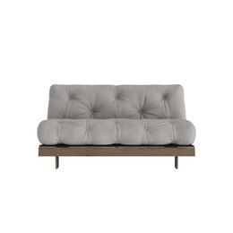Karup Design Daybett &raquo;Roots Sofa Bed, Schlafsofa,, Bettfunktion, FSC -Massivholz,&laquo; Inkl. Futonmatratze, Made in Europe, langlebig, B: 140 oder 160 cm grau Bezug: 