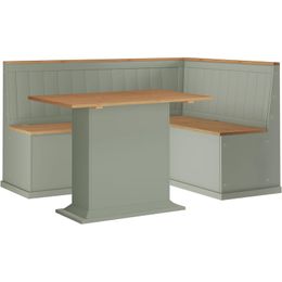 OTTO home Essgruppe &raquo;Sara&laquo; 2 tlg. Massivholz-Set, aus massiver Kiefer, mit Paneel-R&uuml;cken B/H/T: 105cm x 75cm x 65cm
