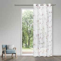 GERSTER Vorhang &raquo;Xenia&laquo; &Ouml;sen 1 Stk. tlg. SB-&Ouml;senschal "Xenia" rosa Polyester 245cm, &Ouml;sen, 145cm