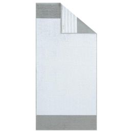 Carl Ross Saunatuch &raquo;double-face&laquo; mit 2 Aufh&auml;ngekordeln wei&szlig; Frottee, Obermaterial: 100% Baumwolle B/L: 70cmx200cm, 1 Stk., Frottee