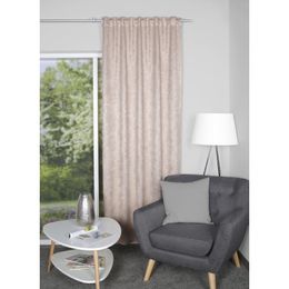 Home Wohnideen Vorhang &raquo;SKILIO&laquo; Multifunktionsband 1 Stk. tlg. Kombibandschal SKILIO pr&auml;gedruck braun Polyester 245cm, Multifunktionsband, 135cm