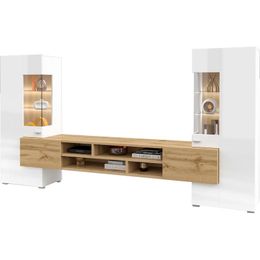 Home Affaire Wohnwand &raquo;Coby&laquo; wei&szlig; B/H/T: 270cmcm