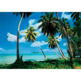 papermoon Fototapete &raquo;Tahiti&laquo; glatt bunt Vlies B/L: 1,5m x 1,11m, Bahnen: 7 Stk.