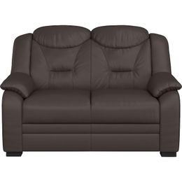 COTTA 2-Sitzer &raquo;Marcus&laquo; Sofa mit hoher R&uuml;ckenlehne braun 64% Polyurethan, 25% Polyester, 11% Baumwolle B/H/T: 138cm x 99cm x 99cm, Kunstleder SOFTLUX