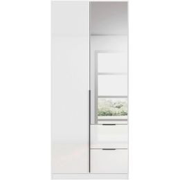 OTTO home Dreht&uuml;renschrank &raquo;Kleiderschrank Schrank Garderobe AGORDO mit Dekor- oder Hochglanzfront&laquo; in zwei Griff-Farben, Breiten 91-360 cm, mit 