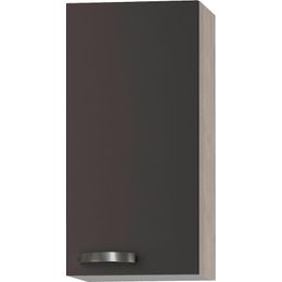 Optifit H&auml;ngeschrank &raquo;Faro&laquo;, mit Metallgriff, Breite 40 cm grau akaziefarben, B/H/T: 40cm x 89,6cm x 34,6cm, T&uuml;ren: 1 Stk.