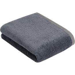 Bugatti Badetuch &raquo;Prato&laquo; Uni Farben, mit melierter Optik im Saum grau Walkfrottier, Obermaterial: 100% Baumwolle B/L: 67cmx140cm, 1 Stk., Walkfrottier