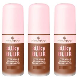 Essence Damen Foundation &raquo;SILKY BLUR HYDRATING LONGWEAR FOUNDATION&laquo; braun 90ml