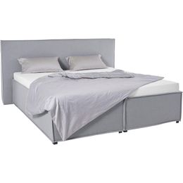 LeGer Home by Lena Gercke Polsterbett &raquo;Isaline&laquo; wahlweise ohne Matratze oder mit 3 Matratzenarten, Kopfteilh&ouml;he 107 cm grau 100% Polyester Liegefl&auml;che
