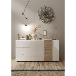 Home Affaire Sideboard &raquo;Venus, Kommode&laquo; Breite 181 cm wei&szlig; B/H/T: 181cm x 86cm x 44cm, 3 Stk., 2 Stk.