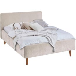 Meise M&ouml;bel meise.m&ouml;bel Polsterbett &raquo;Mattis&laquo; Topseller, wahlweise mit Bettkasten Liegefl&auml;che L&auml;nge B: 200cm x 120cm, Webstoff Mit Bettkasten, H&ouml;he Bett: 105cm 