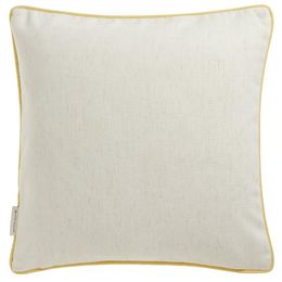 Tom Tailor HOME Dekokissen &raquo;Lemons&laquo; bestickt, mit Naturfaseranteil gelb Mischgewebe B/L: 45cm x 45cm, 1 Stk.