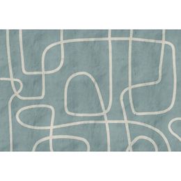 Livingwalls living walls Fototapete &raquo;Walls by Patel Serengeti&laquo; glatt Vlies, Wand blau Vlies B/L: 4m x 2,7m