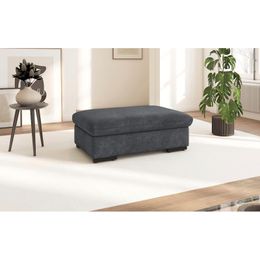 Sit & More sit&more Polsterhocker &raquo;Alcudia&laquo; grau 98% Polyester, 2% Polyamid B/H/T: 101cm x 43cm x 68cm, Soft clean