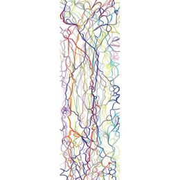 ARCHITECTS PAPER Fototapete &raquo;Knitted Net&laquo; Grafik Tapete Bunt Panel 1,00m x 2,80m bunt Vlies B/L: 1m x 2,8m