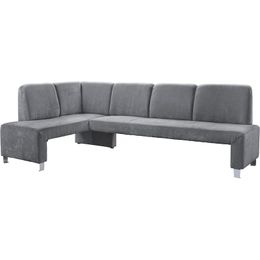 exxpo - sofa fashion Eckbank &raquo;Intenso, viele Bezugsstoffe Cord, Struktur 243/158 cm (B/T)&laquo; hohe Bodenfreiheit, frei im Raum stellbar, hoher 