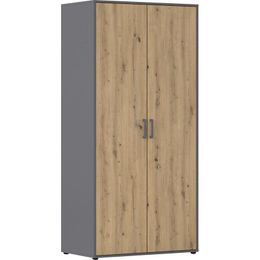 Rauch Kleiderschrank &raquo;VOYAGER Garderobe W&auml;scheschrank Schlafzimmer&laquo; in 3 verschiedenen Ausstattungen BASIC/CLASSIC/PREMIUM, mit 2 modernen 