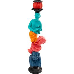 KARE Kerzenst&auml;nder &raquo;Balance Art&laquo; 30 oder 35 cm H&ouml;he bunt Polyresin (Kunststein) B/H/T: 9cm x 35cm x 8,5cm