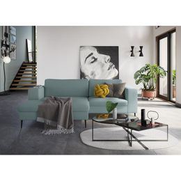 DOMO collection Ecksofa &raquo;Modica kompakt und elegant, Breite 244, L-Form&laquo; Auch in Cord, Fu&szlig;h&ouml;he passend f&uuml;r g&auml;ngige Saugroboter! gr&uuml;n B/H/T: 244cm x 