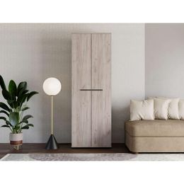 Home Affaire Garderobenschrank &raquo;Lorca Dreht&uuml;renschrank, Dielenschrank, Flurschrank, Mehrzweckschrank&laquo; Modernes Design in Eiche-Optik mit ABS-Kanten, 2