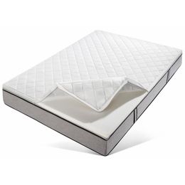 Beco Topper &raquo;Komfort Plus, Komfortschaum 140x200, 160x200, 180x200, 200x200&laquo; die Aufwertung f&uuml;r ihre Matratze bekannt aus der TV-Werbung wei&szlig; Komfortschaum
