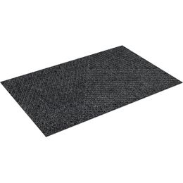 wash+dry by Kleen-Tex Teppich &raquo;Stripes&laquo; rechteckig 8 mm H&ouml;he dezentes Streifen Design, In- und Outdoor geeignet, waschbar grau Polyester B : 60cm 1 