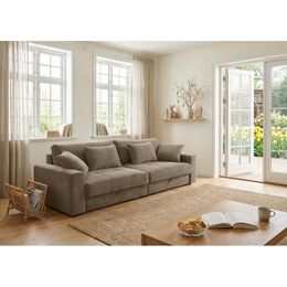 Jockenh&ouml;fer Big-Sofa &raquo;Space XL, B: 284 cm&laquo; Mega-Sofa mit Bettkasten & 4 Zierkissen braun Korpus: 100% Polyester;Kissen: 100% Polyester B/H/T: 284cm x 113cm, Cord