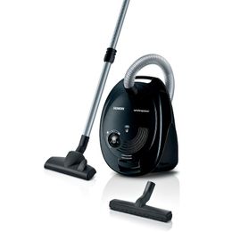 Siemens Bodenstaubsauger &raquo;synchropower VS06A212, Made in Germany, Hygiene-Filter, kompakt&laquo; 600 W mit Beutel hohe Saugkraft, spezielle Hartbodend&uuml;se, 