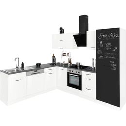 KOCHSTATION Winkelk&uuml;che &raquo;KS-Trier&laquo; ohne E-Ger&auml;te, Stellbreite 220/270 cm wei&szlig; B/H/T: 220cm x 270cm