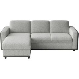 Sit & More sit&more Ecksofa &raquo;Cordoba&laquo; wahlweise mit Schlaffunktion und Bettkasten oder Stauraum 100% Polyester B/H/T: 236cm x 85cm x 161cm, Chenille, Recamiere 