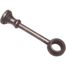 Gardinia Gardinenstangenhalter &raquo;Tr&auml;ger geschlossen f&uuml;r &Oslash; 28 mm&laquo; Serie Gardinenstangen-Set Lugano Classic &Oslash; 28 mm braun L: 17cm