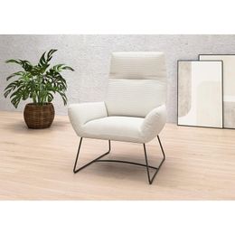 Home Affaire Sessel &raquo;Basic Relaxsessel, Design und Komfort, bequem, Breite 82cm&laquo; Extra hohe R&uuml;ckenlehne wei&szlig; 88% Polyester, 12% Polyacryl Cord, 
