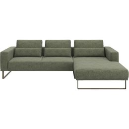 Musterring Ecksofa &raquo;JUSTB! PM100, stilvoller Lounge-Komfort von &laquo; Kollektion Bettina Zimmermann, optionaler Sitzvorzug & Fu&szlig;-Auswahl gr&uuml;n 100% Polyester B/H/T: 