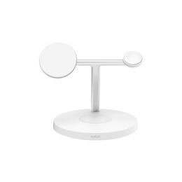 Belkin Wireless Charger &raquo;BoostCharge Pro Kabellose 3-in-1-Ladestation&laquo; iPhone 17/Air/16, Pixelsnap, Apple Watch, AirPods wei&szlig; Kunststoff Platzsparendes 