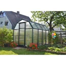 Gew&auml;chshaus &raquo;Eco Grow&laquo; lebenslang widerstandsf&auml;hige Wandpaneele gr&uuml;n B/H/T: 204cm x 198cm x 259cm