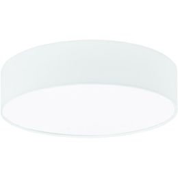 Eglo LED Deckenleuchte &raquo;Deckenlampe Anadia, Lampe aus Stoff, &Oslash;38cm, Textilschirm&laquo; E27 1 Stk. Stahl und Textil, Wohnzimmerlampe, Schlafzimmerlampe, 